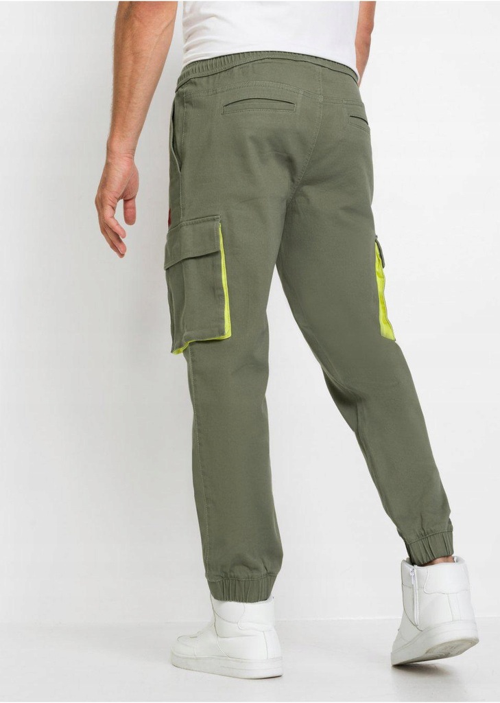 IF7019 Bonprix 48 SPODNIE BOJÓWKI MĘSKIE - 13391070848 - oficjalne ...