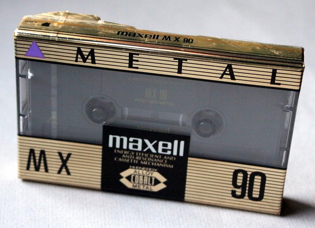 Maxell Metal MX 90. Rok 1992. - 13691151665 - oficjalne archiwum Allegro