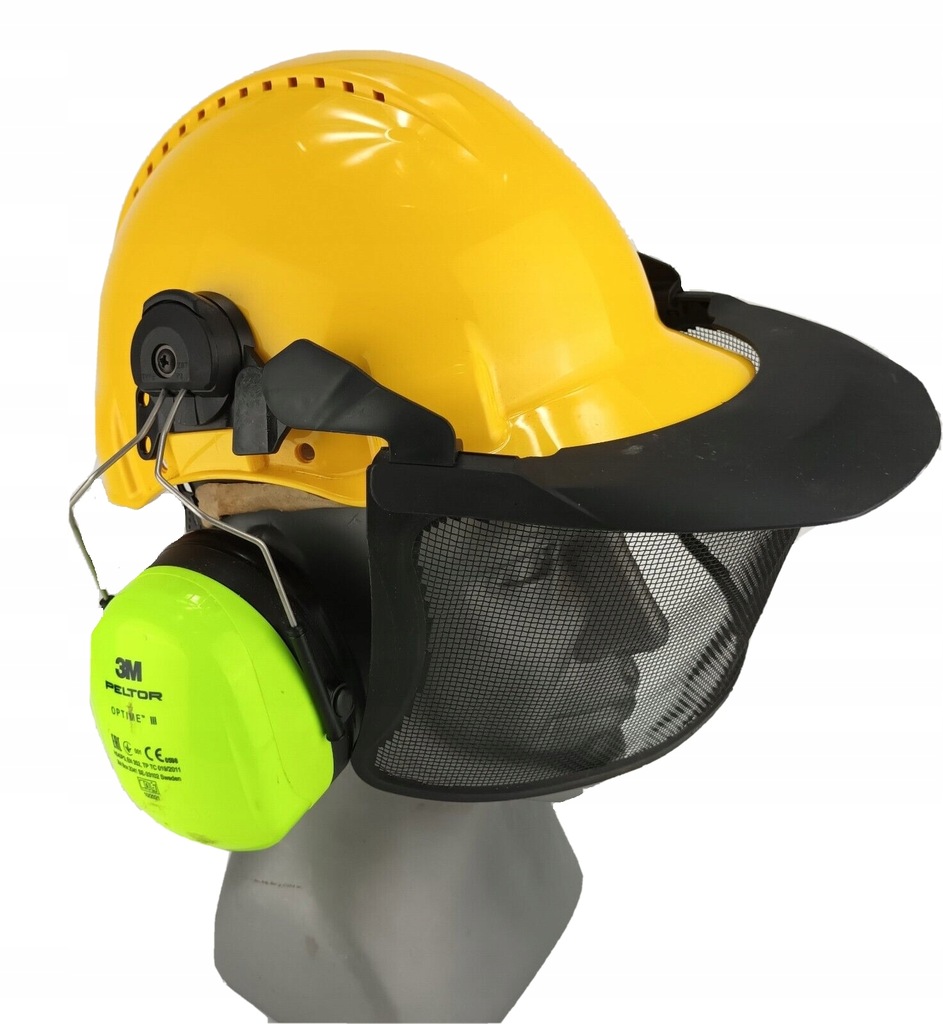 Kask ochronny drwala pilarza słuchawki 3M PELTOR - 13553564744 ...