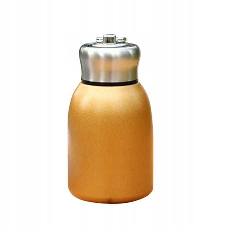 300ml Mini Cute Coffee Vacuum Flasks Thermoes Stainless Steel Travel ...