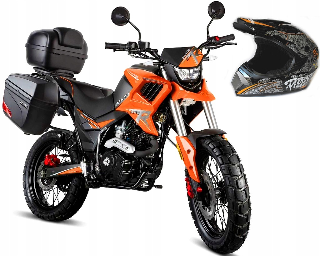 NOWY MOTOCYKL BARTON HYPER 125 2019 + KASK - 7981694101 - oficjalne ...