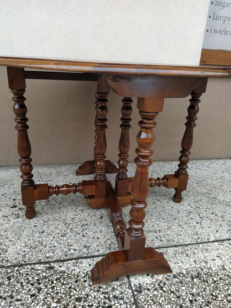 Купить Стол GATE-LEG круглый дубовый. Красивая прокатка: отзывы, фото и характеристики на Aredi ...