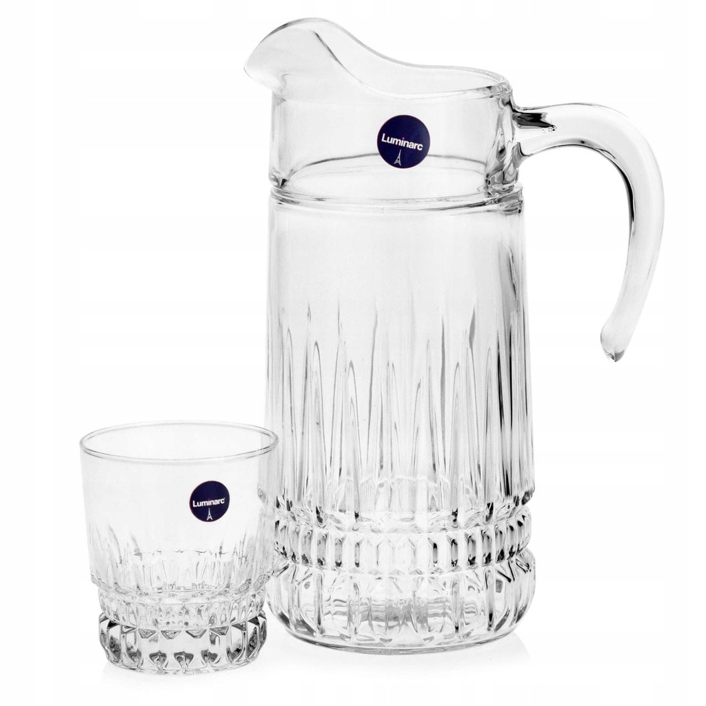 LUMINARC Imperator Komplet wody soku dzbanek 6+1 - 12033246151 ...