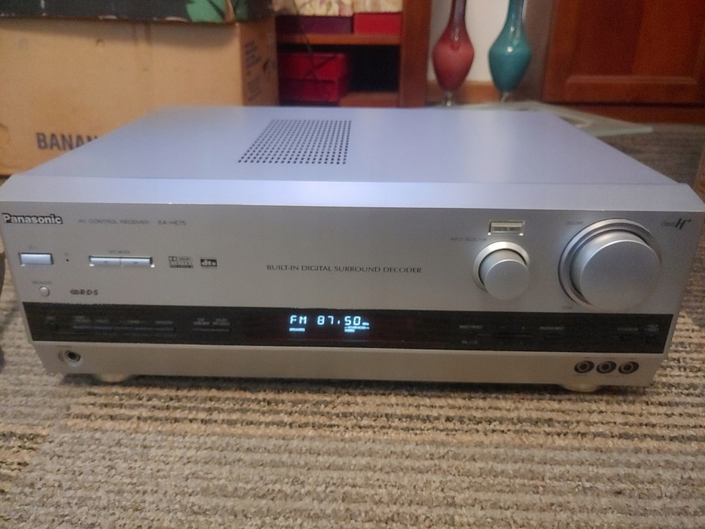 Amplituner Panasonic SA-HE75 srebrny - 11433924026 - oficjalne archiwum Allegro