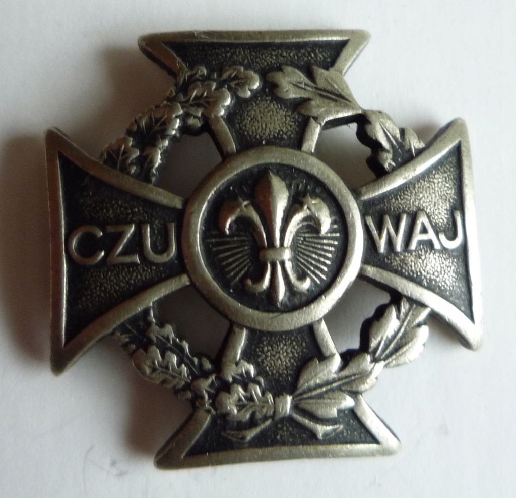 Odznaka Związku Harcerstwa Polskiego ZHP CZUWAJ Krzyż Harcerski LIX ...