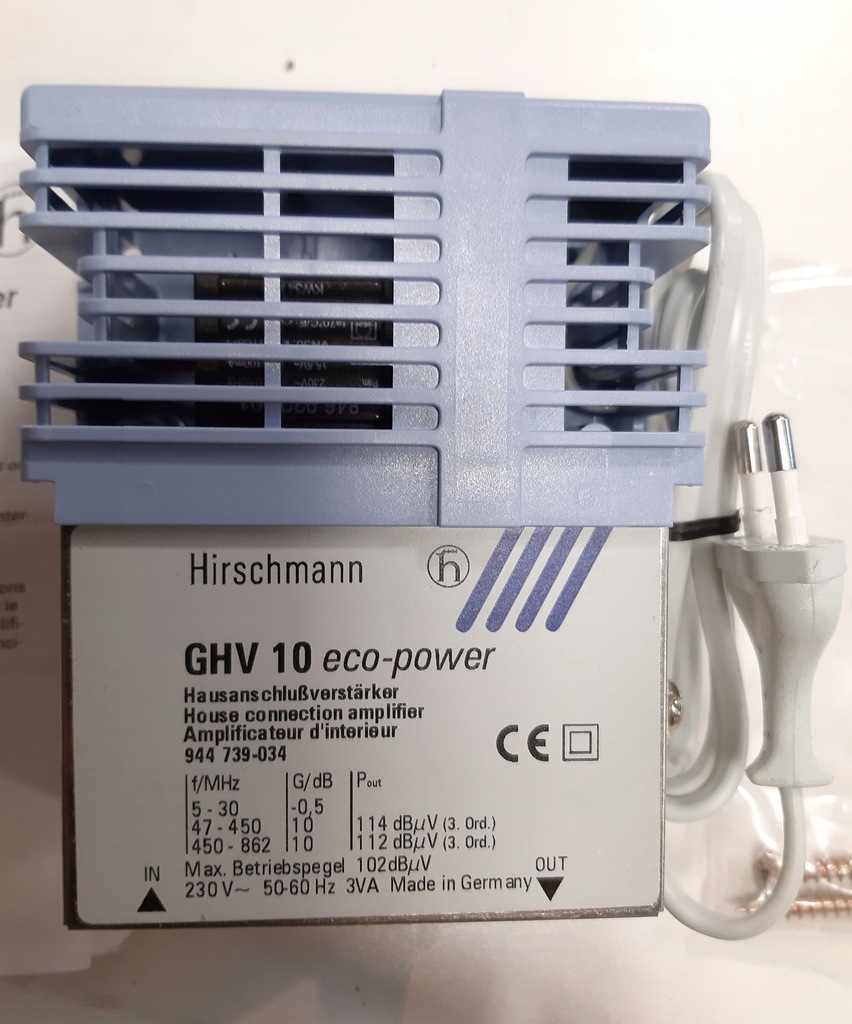 Wzmacniacz antenowy Hirschmann GHV 10 eco-power - 9015628975 ...
