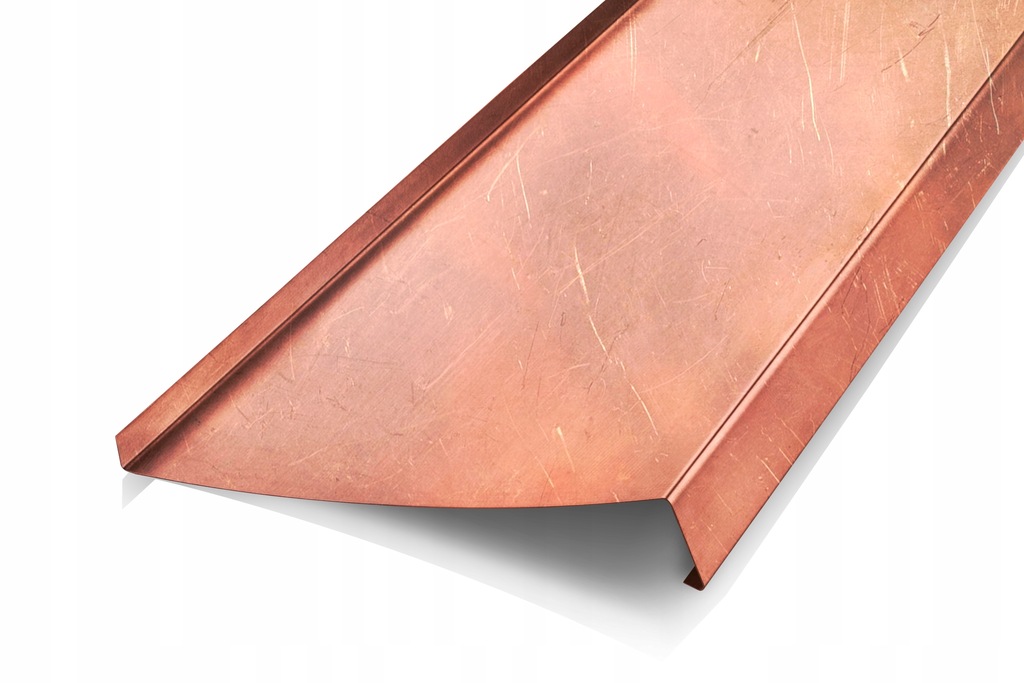 Obróbki blacharskie miedź parapet metalowy P1 - 11688855899 - oficjalne ...