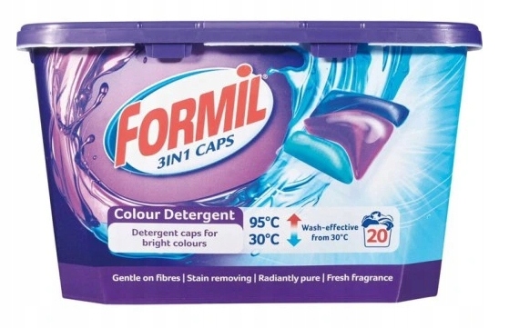 Formil 3in1 Kapsułki do Prania Kolor x20 - 12926876552 - oficjalne ...