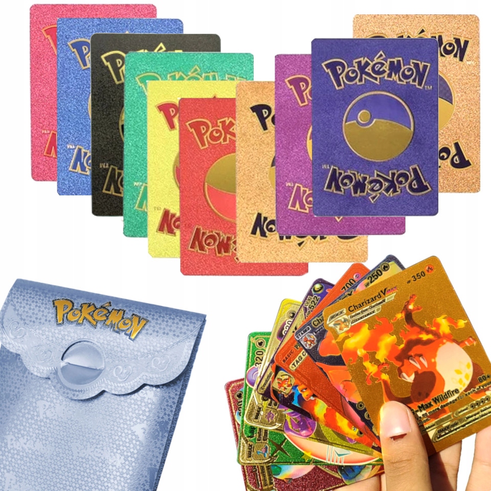 KARTY POKEMON LEGENDARNE KOLOROWE SASZETKA10szt - 12955450222 ...