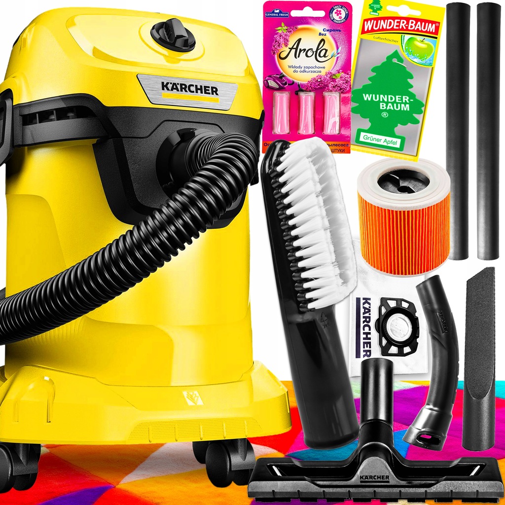 ODKURZACZ BEZWORKOWY UNIWERSALNY WD3 MOC PREMIUM 4500W ZESTAW NOWY MODEL XL - 14877276954 ...