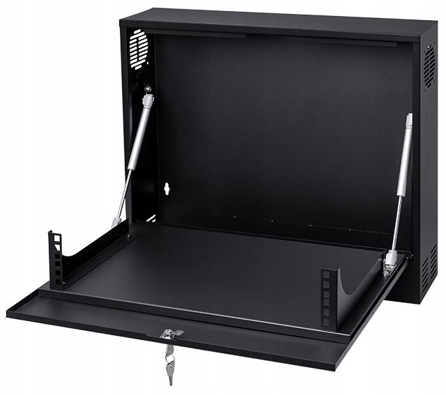 Szafa RACK wisząca 19" 2U 130mm pionowa black - 8438524904 - oficjalne ...