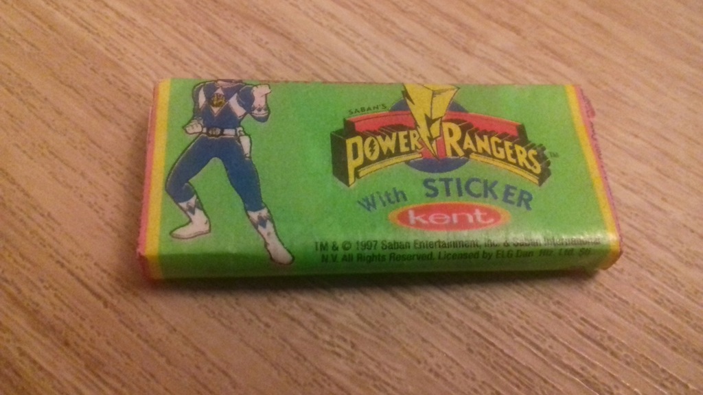 Obrazki z gum, Guma Power Rangers Kent Lata 90 - 9976741190 - oficjalne ...