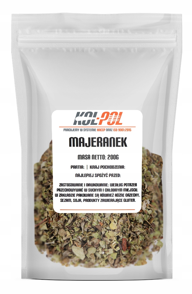 Majeranek SUSZONY ziele 200g 0,2kg JAKOŚĆ - 9186402320 - oficjalne archiwum Allegro