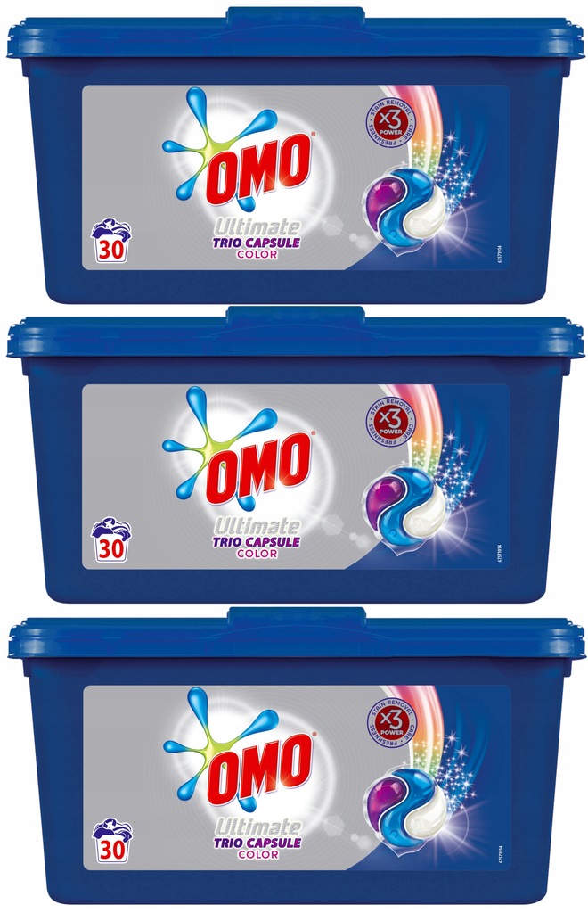 Omo Ultimate Color Trio Kapsułki Prania 90 sztuk - 9657973868 ...
