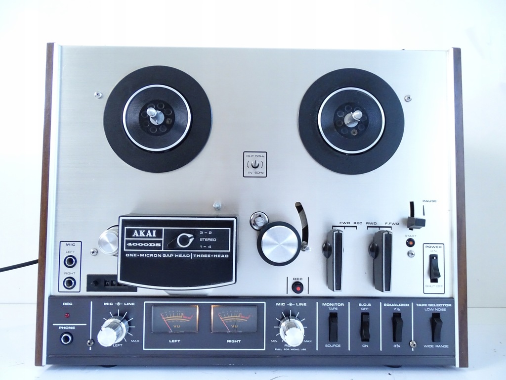 MAGNETOFON AKAI 4000DS STAN BDB PO SERWISIE - 13796378905 - oficjalne archiwum Allegro