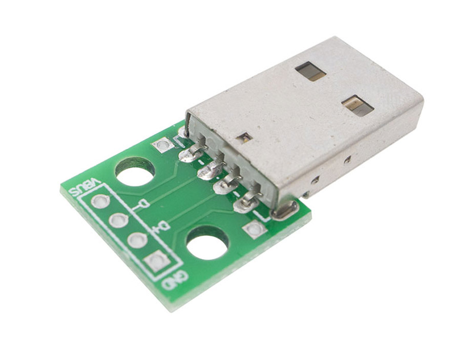 Wtyk USB A Płytka USB na PCB 4 pin DIP - 7368615780 - oficjalne ...
