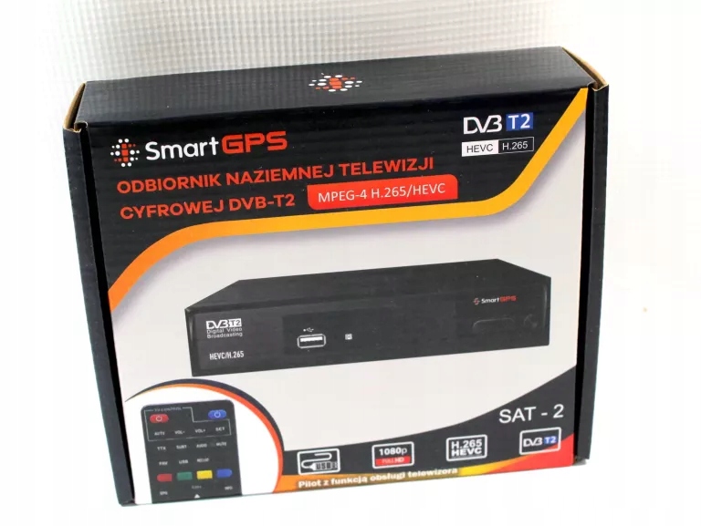DEKODER TUNER SMART GPS DVB-T2, K2158/22 - 12204794805 - oficjalne archiwum Allegro