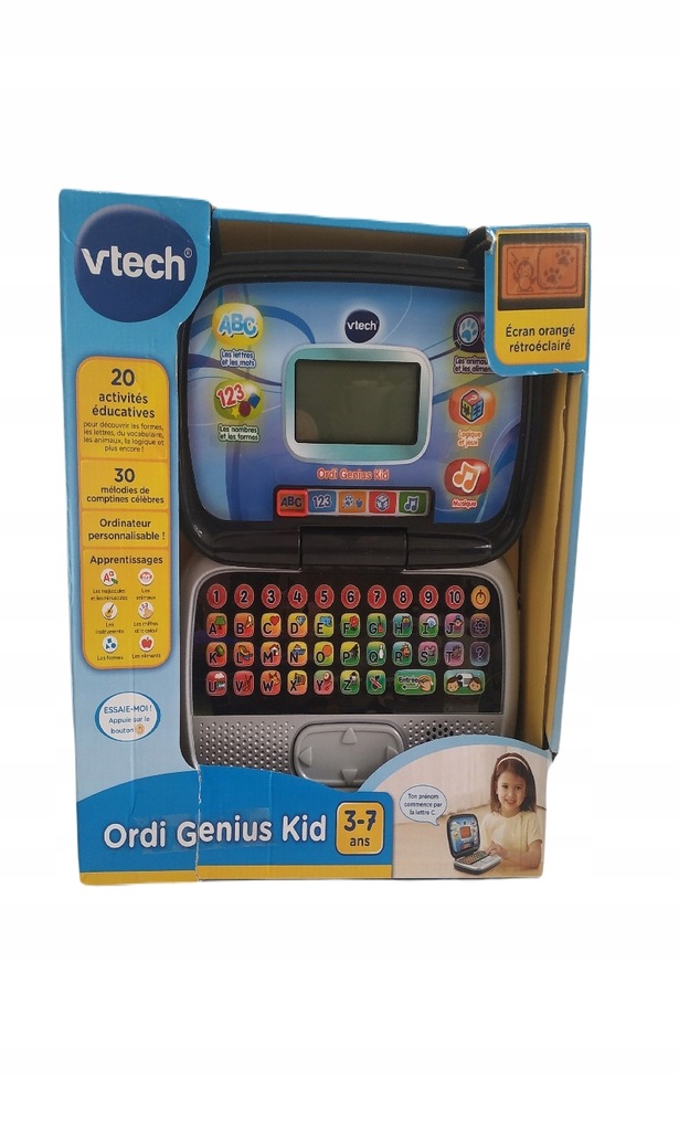 LAPTOP ZABAWKOWY EDUKACYJNY VTECH 196305 FRANCUSKI - 12346348001 - oficjalne archiwum Allegro