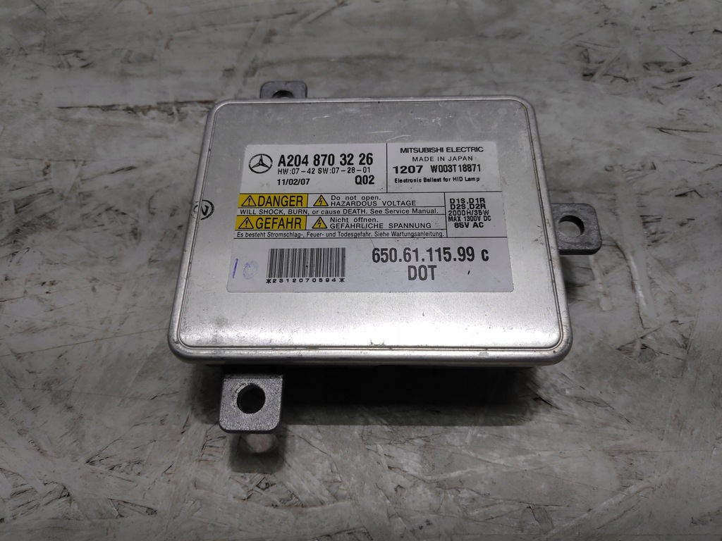 MERCEDES GLK W204 MODUŁ PRZETWORNICA A2048703226 - 10586555025 ...