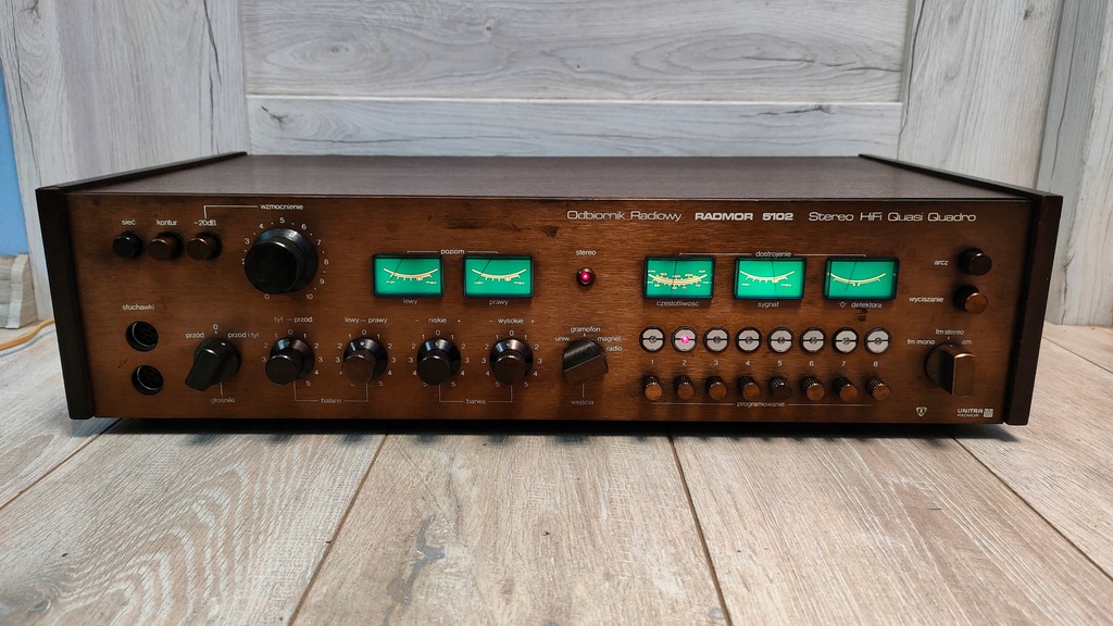 Amplituner Radmor 5102 Brązowy ! BDB STAN PRZESTROJONY ! - 14366339397 ...
