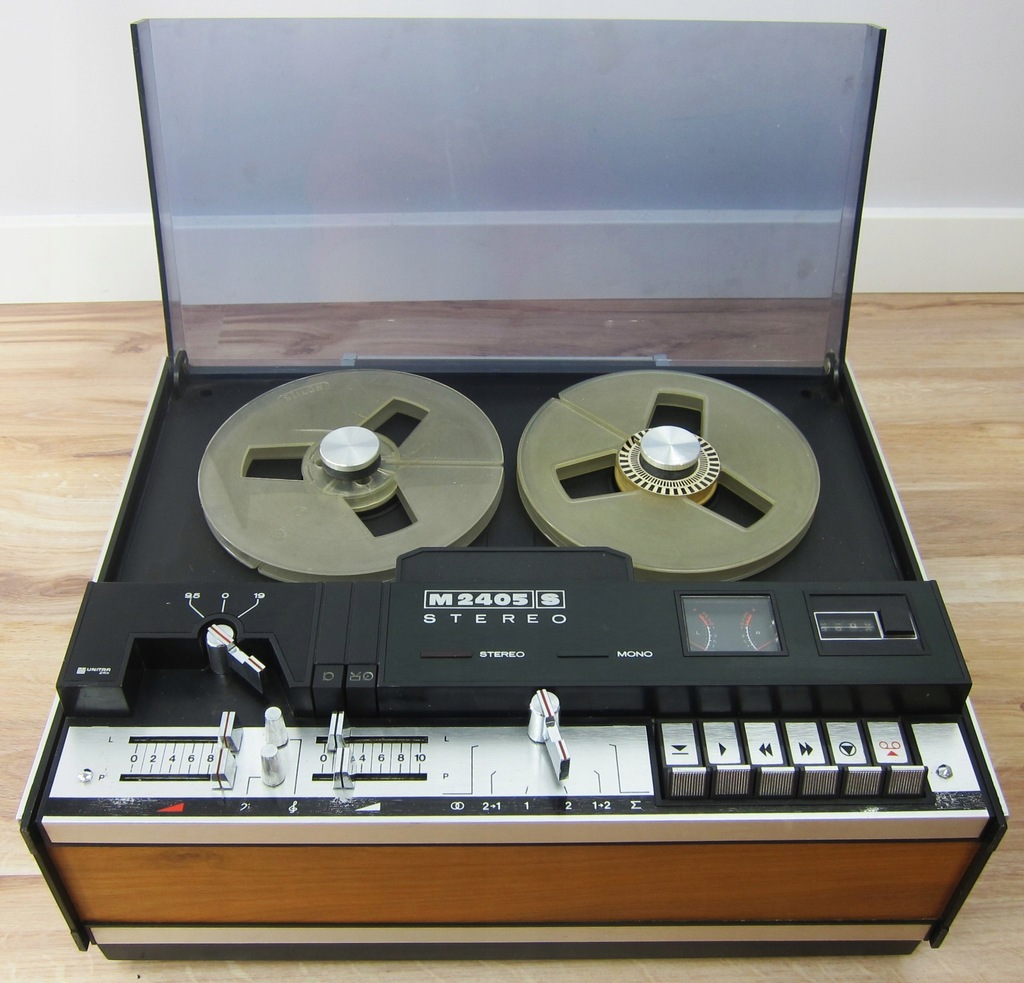 MAGNETOFON SZPULOWY UNITRA M2405 S - PIĘKNY STAN ! - 7437809074 - oficjalne archiwum Allegro