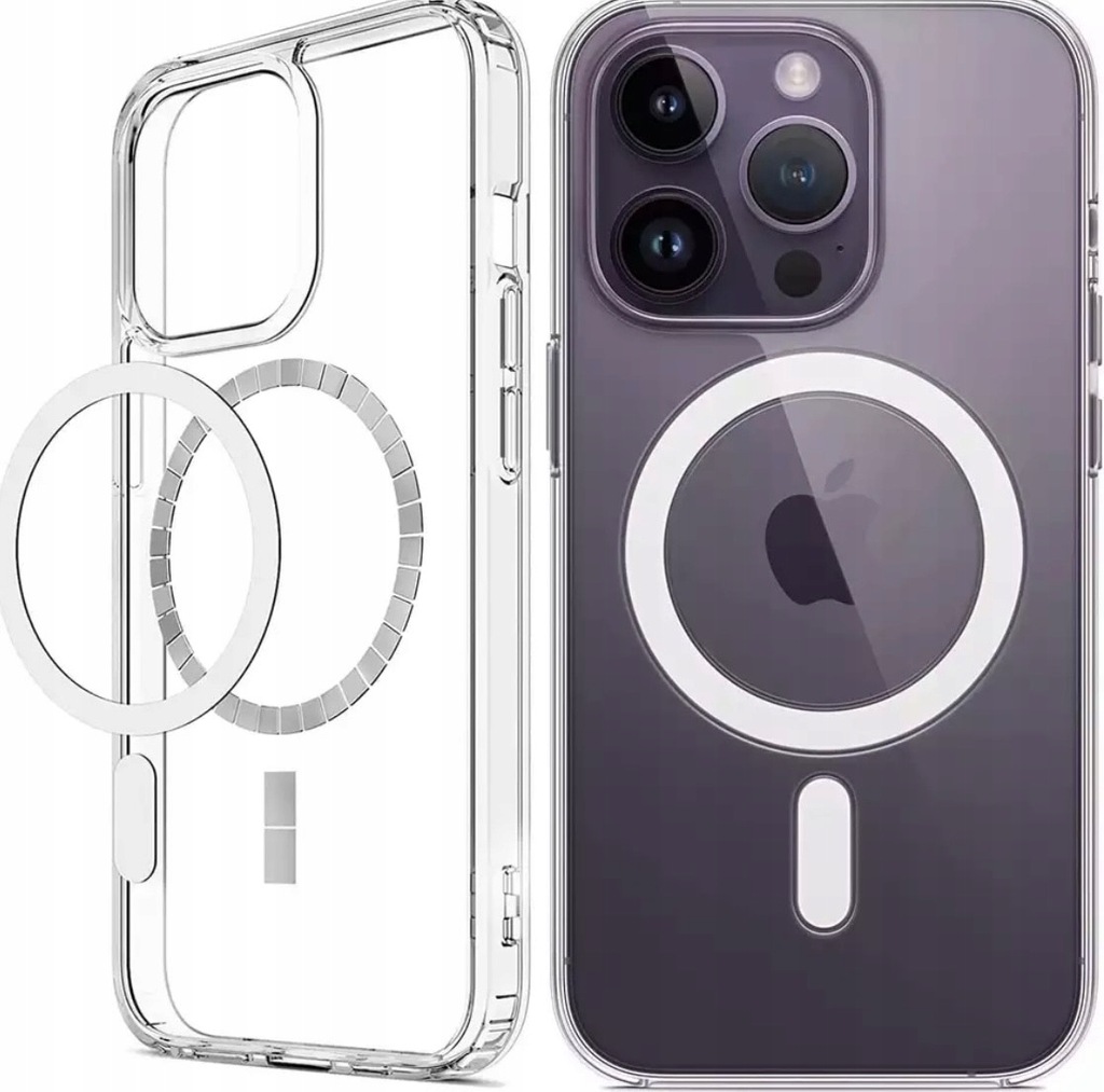 Case etui obudowa Magsafe Iphone 13 Mini clear - 13566648785 ...