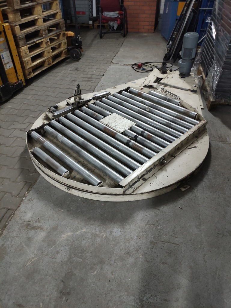 Przenośnik rolkowy obrotnica rolotokowa do palet - 11429911397 ...