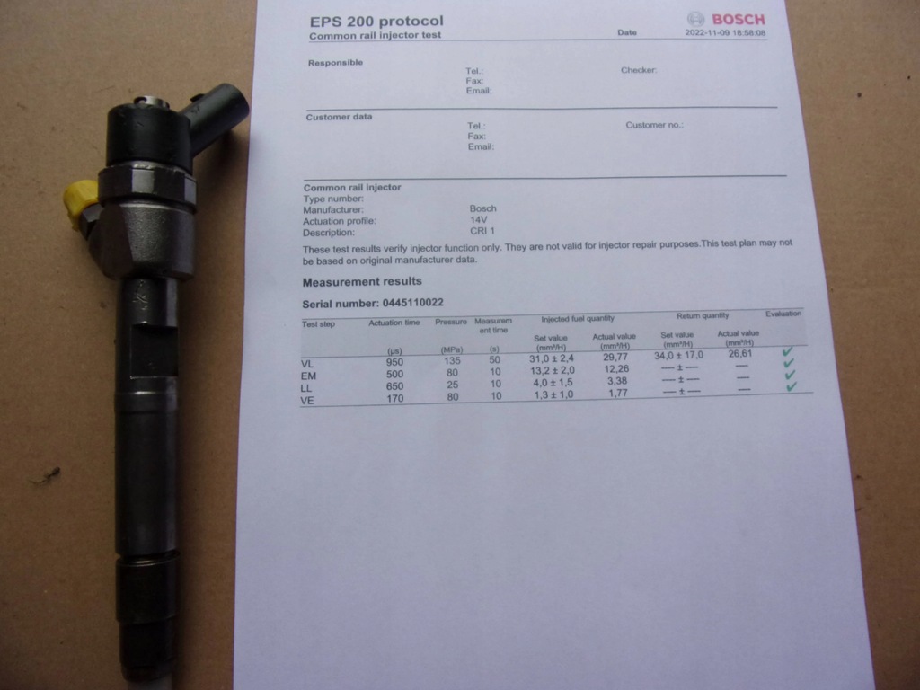 Smart ForTwo 0,8 CDI Wtryskiwacz 0445110022 - 12895154456 - oficjalne ...