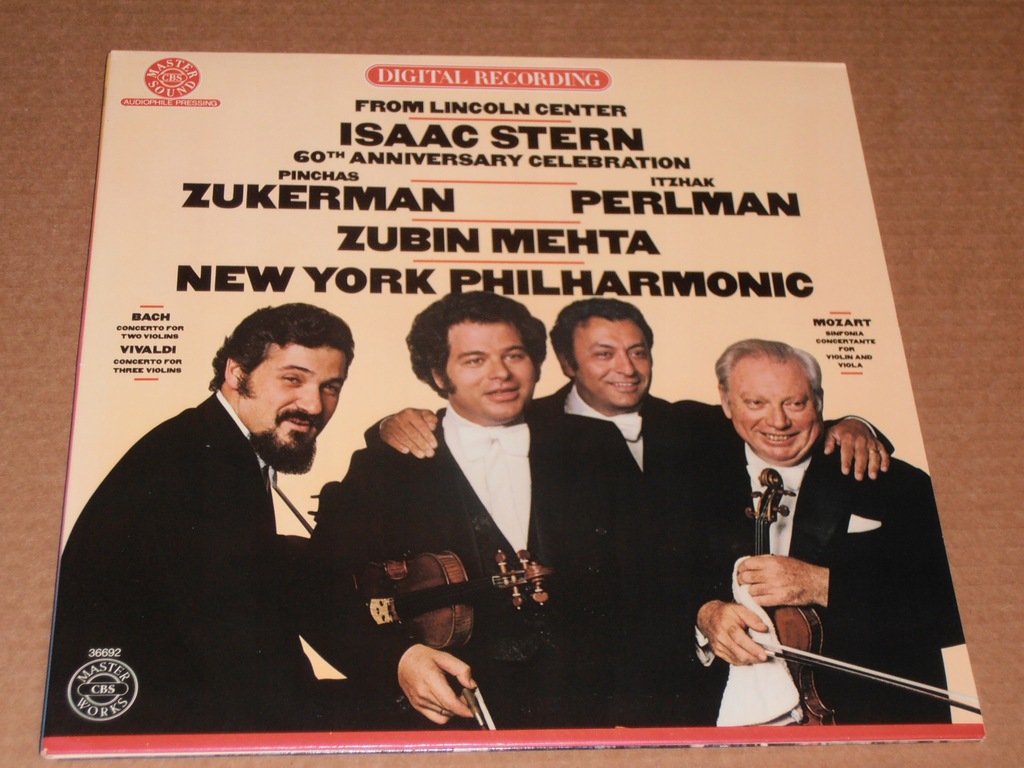 Isaac Stern 60th Anniversary Celebration LP NOWA - 13337791300 - oficjalne archiwum Allegro