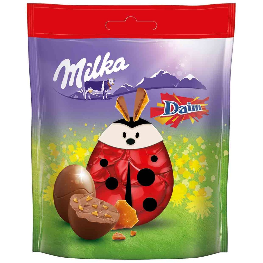 Milka Cukierki Czekoladzie Daim z Niemiec - 8891871489 - oficjalne ...
