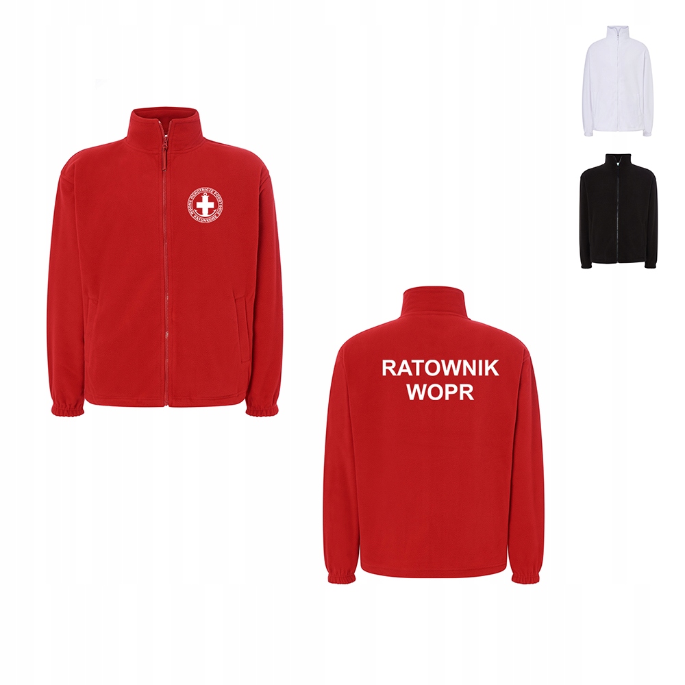 Polar na Zamek Ratownik WOPR z Haftem 3 Kolory S-3XL - 12065023048 ...