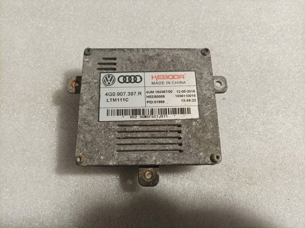 AUDI S3 8V PRZETWORNICA LAMPY XENON 4G0907397R - 13786902190 ...