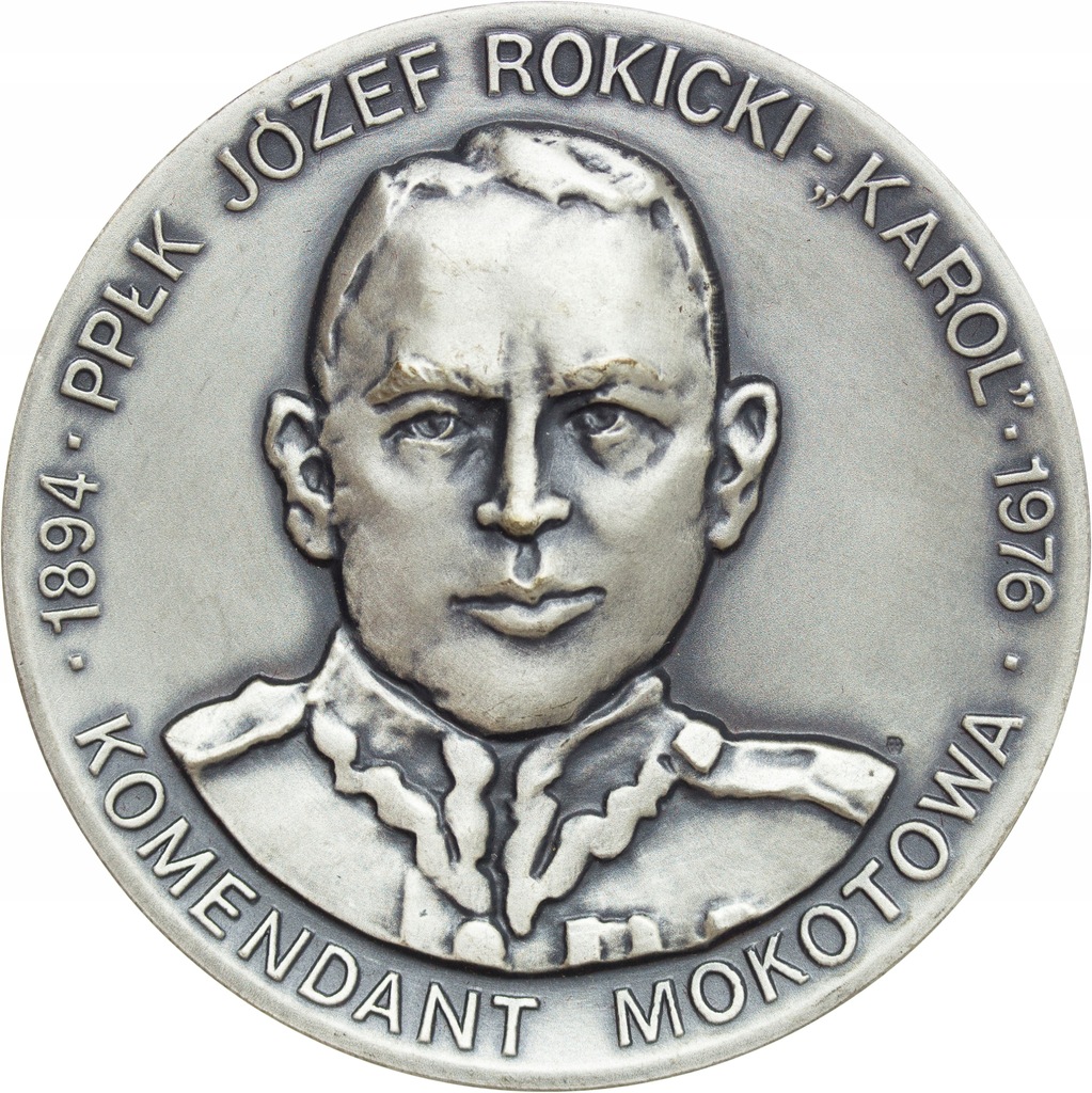 Medal MW, 1996, Ppłk Józef Rokicki Karol, Komendant Mokotowa, PW ...