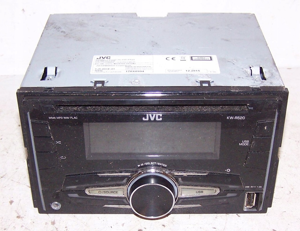 RADIOODTWARZACZ SAMOCHODOWY JVC KW-R520 - 12693282031 - oficjalne archiwum Allegro