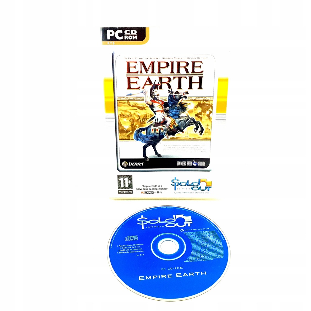 EMPIRE EARTH 1 I PIERWSZA CZĘŚĆ PC - 10714595785 - oficjalne archiwum Allegro