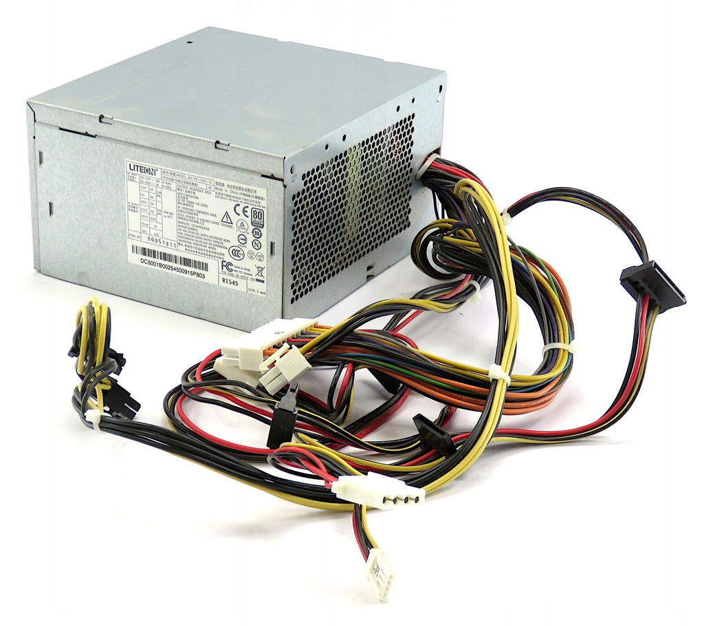 ZASILACZ LITEON PS-7501-5 500W PFC ATX 80+ BRONZE - 11869333132 ...
