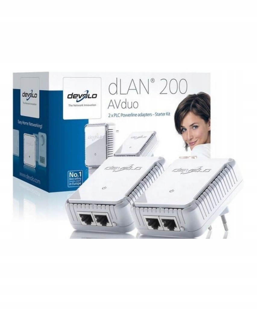 Devolo dlan 200 AVduo 2x powerline adapter Nowe - 13572492786 ...