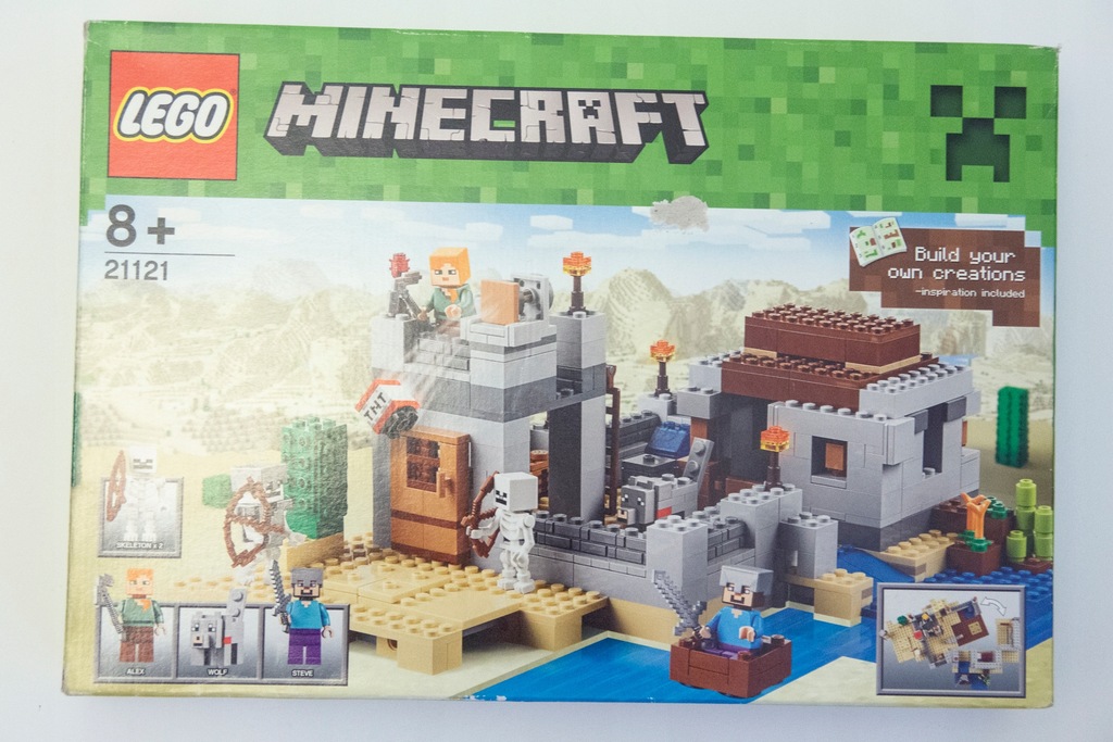 LEGO Minecraft 21121 Pustynny posterunek - 100% - 12672115805 ...