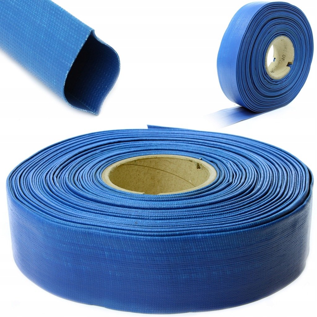 PRZEWÓD WĄŻ GUMOWY PCV DO POMPY WODY 50m 2'' 52mm - 13231236250 ...