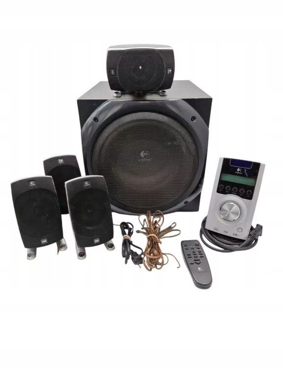 LOGITECH Z-5500 DIGITAL, SUBWOOFER + 5 GŁOŚNIKÓW + STEROWNIK * OKAZJA ...