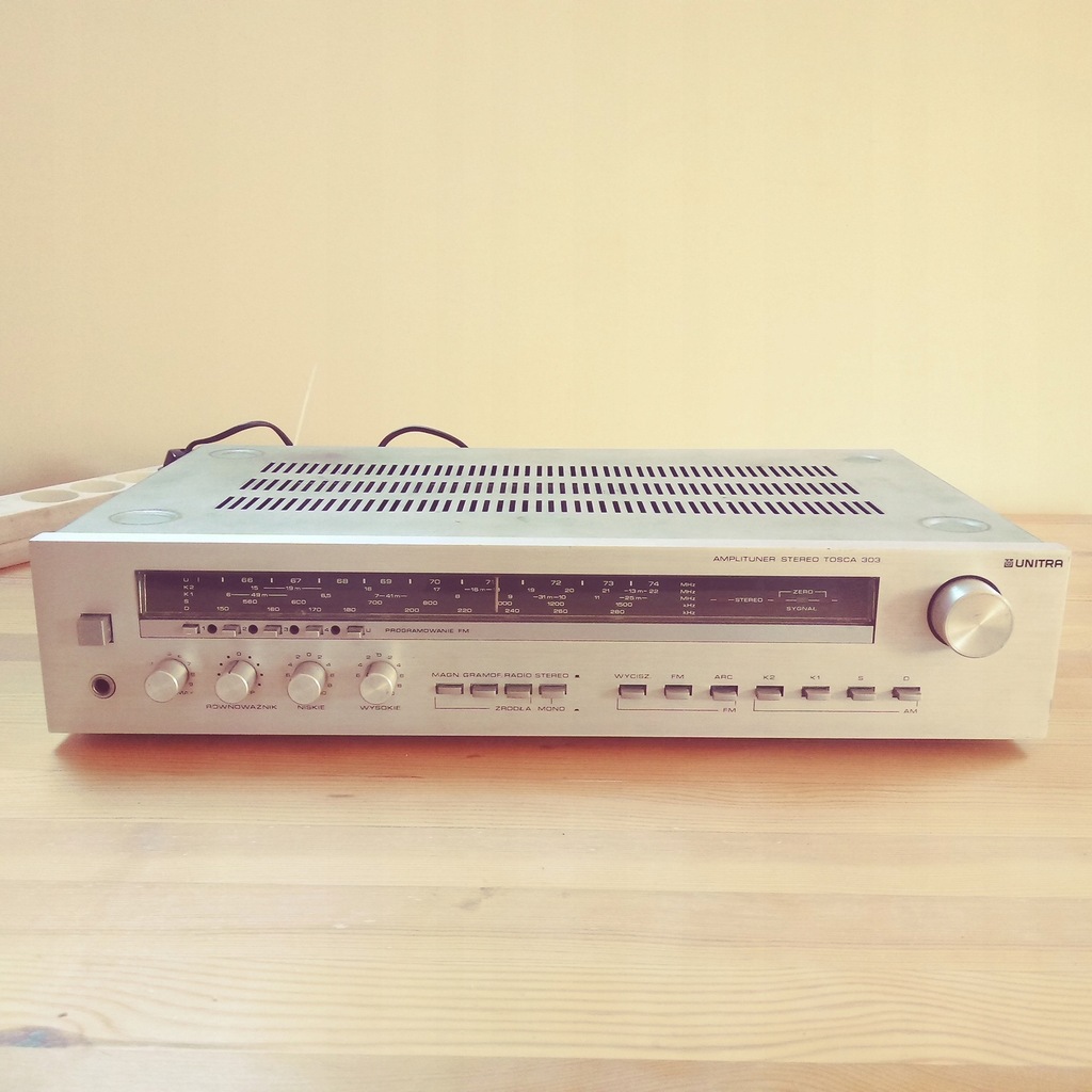 Amplituner UNITRA Tosca 303 + kolumny UNITRA 40cm - 8961899602 ...