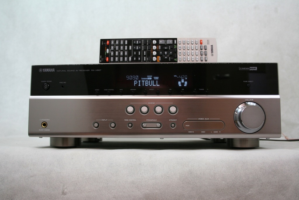 Купить Ресивер YAMAHA RX-V667 | 7x140 Вт | DTS | HDMI | ДИСТАНЦИОННЫЙ ...