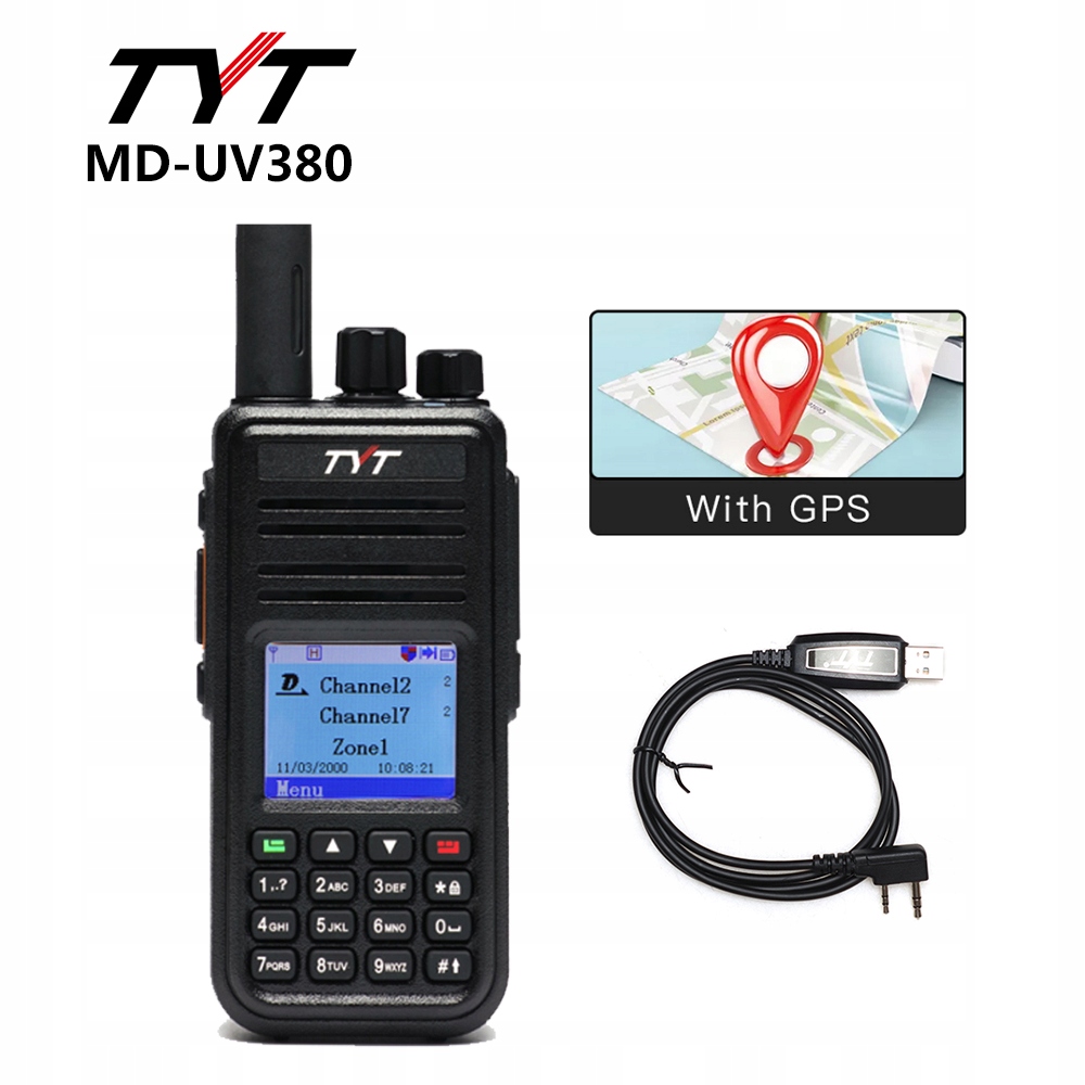 TYT MD-UV380/UV390 5-Watt IP67 Dual Band Digital - 14133093519 - oficjalne archiwum Allegro