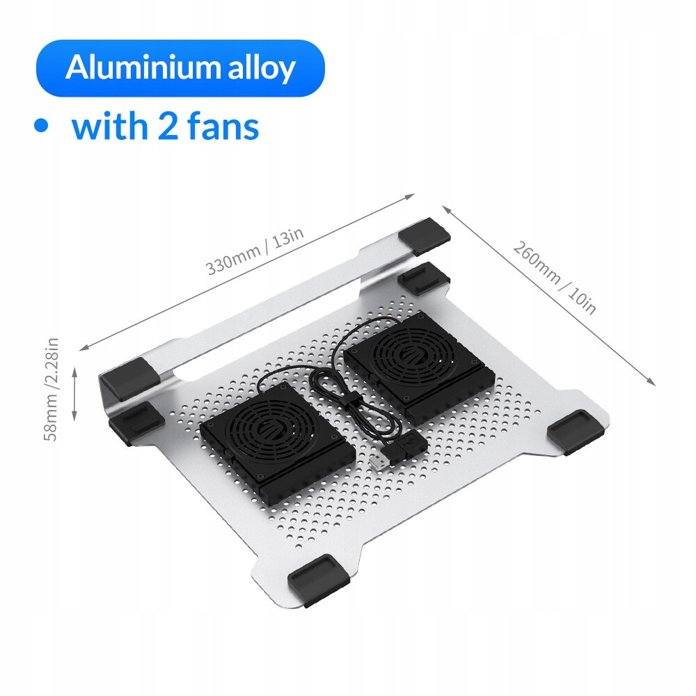 Laptop Cooling Pad Gaming Aluminiowy stojak - 13350317384 - oficjalne ...