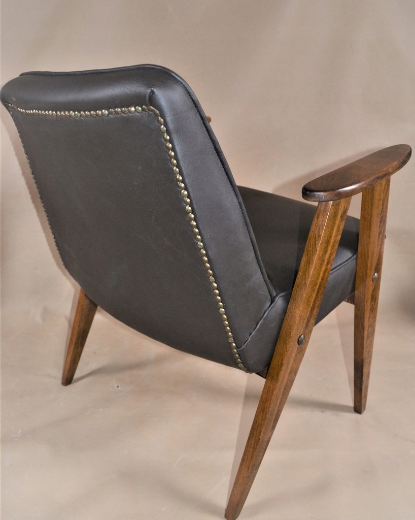 Fotel Chierowskiego skóra design PRL po renowacji - 7798062798 ... Fotel Chierowskiego skóra design PRL po renowacji - 7798062798 ...
