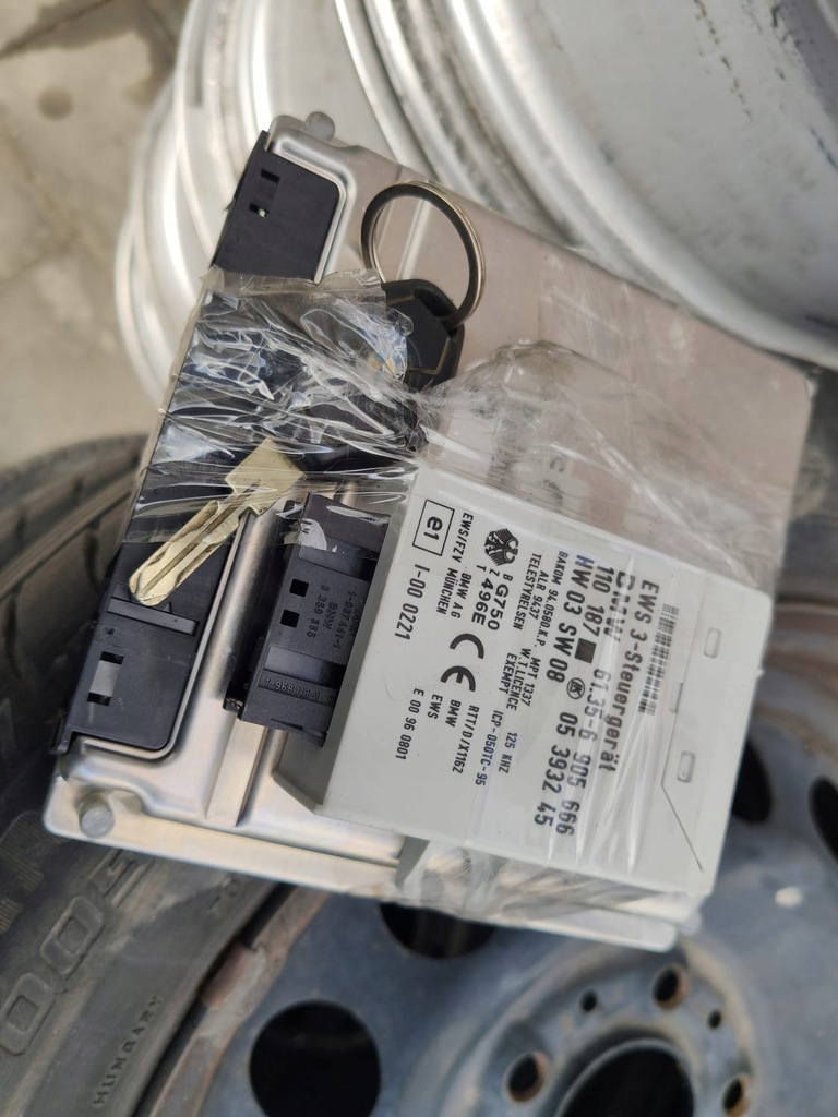 Zestaw startowy sterownik kluczyk ews BMW E39 530d - 12627367102 ...