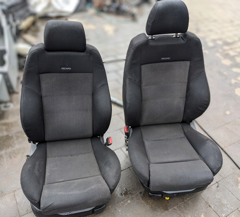 VW GOLF IV RECARO FOTEL FOTELE KANAPA KOMPLET - 14369180178 - oficjalne ...