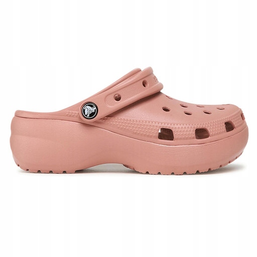 Crocs klapki damskie Classic Platform Clog rozmiar 38,5 w8 Pale Blush - 17019689485 - oficjalne ...