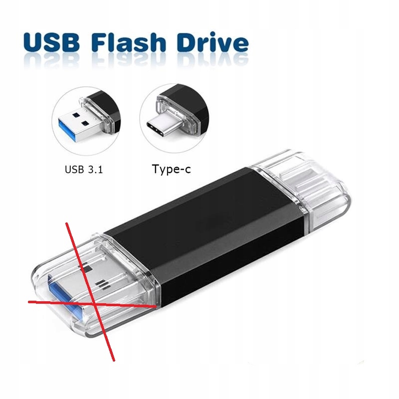 S277 Pendrive USB-C 128GB OTG Czarny OPIS!!!!!! - 13859862174 ...