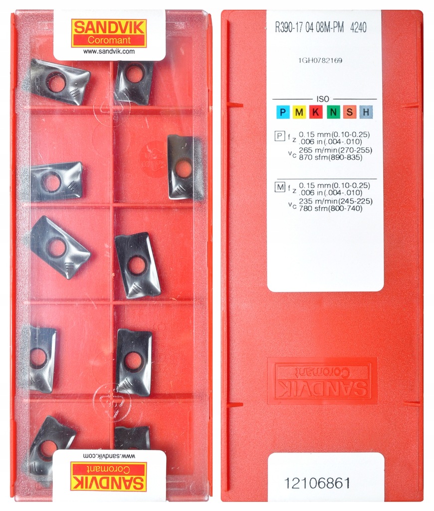 PŁYTKI R390 170450 E-PM 4240 SANDVIK ***FV*** - 7854687471 - oficjalne ...